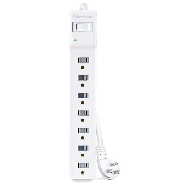 CyberPower B704 Essential Series B704 7-Outlet Power Strip Surge ...