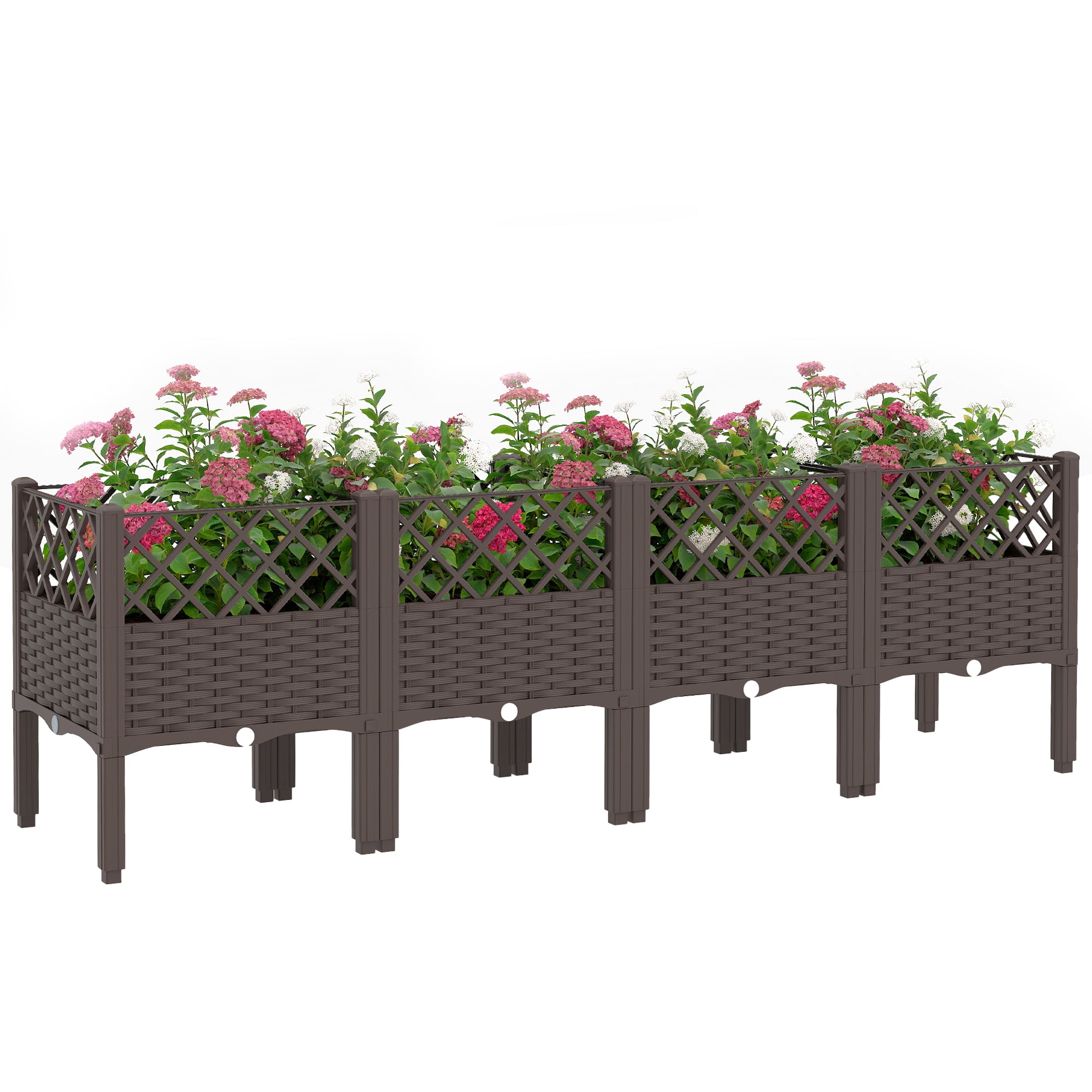 Click here for Outsunny Plastic Raised Garden Bed With Legs  63 X... prices