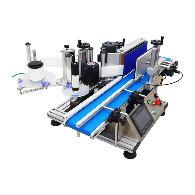 INTSUPERMAI Automatic Round Bottle Labeling Machine High Speed Label Applicator Machine Desktop ...