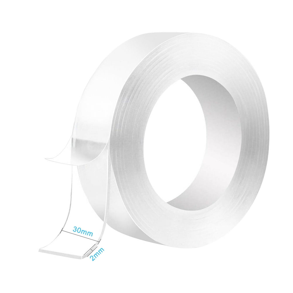 Nano Magic Tape Double-Sided Traceless Washable Invisible Gel Traceless ...