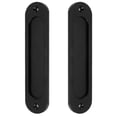 2Pcs Modern Door Pull Handles Zinc Alloy Wardrobe Sliding Door Embedded ...