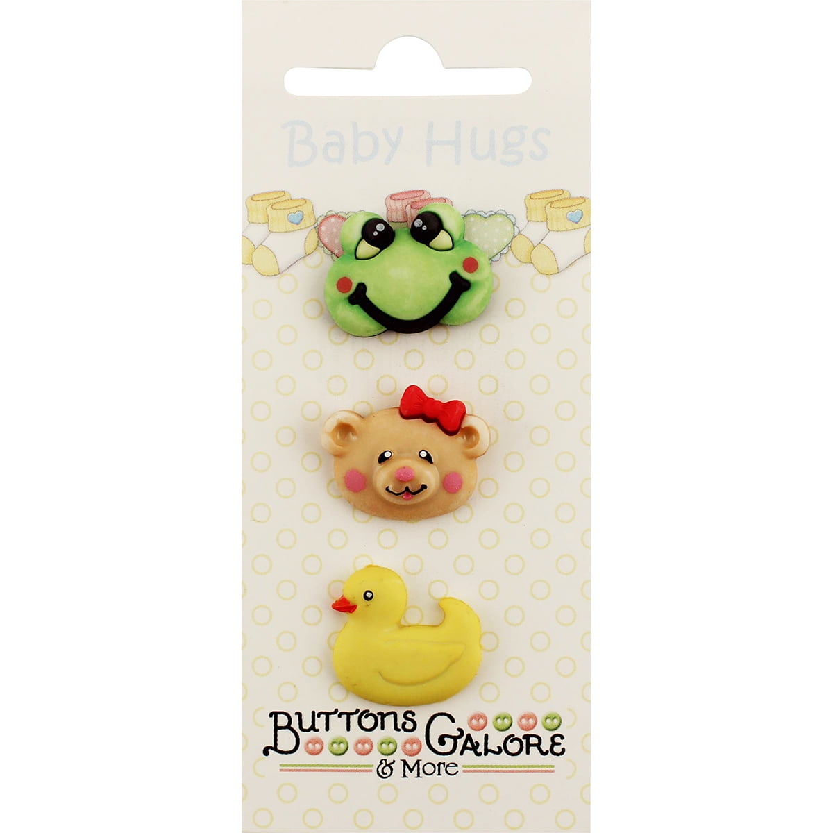 Baby Hugs Buttons-Baby's Friends - Walmart.com