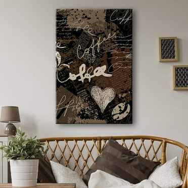 Coffee Café II Gallery-Wrapped Canvas Wall Art, 16x16 - Walmart.com