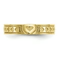 Primal Gold 10 Karat Yellow Gold Heart Toe Ring - Walmart.com