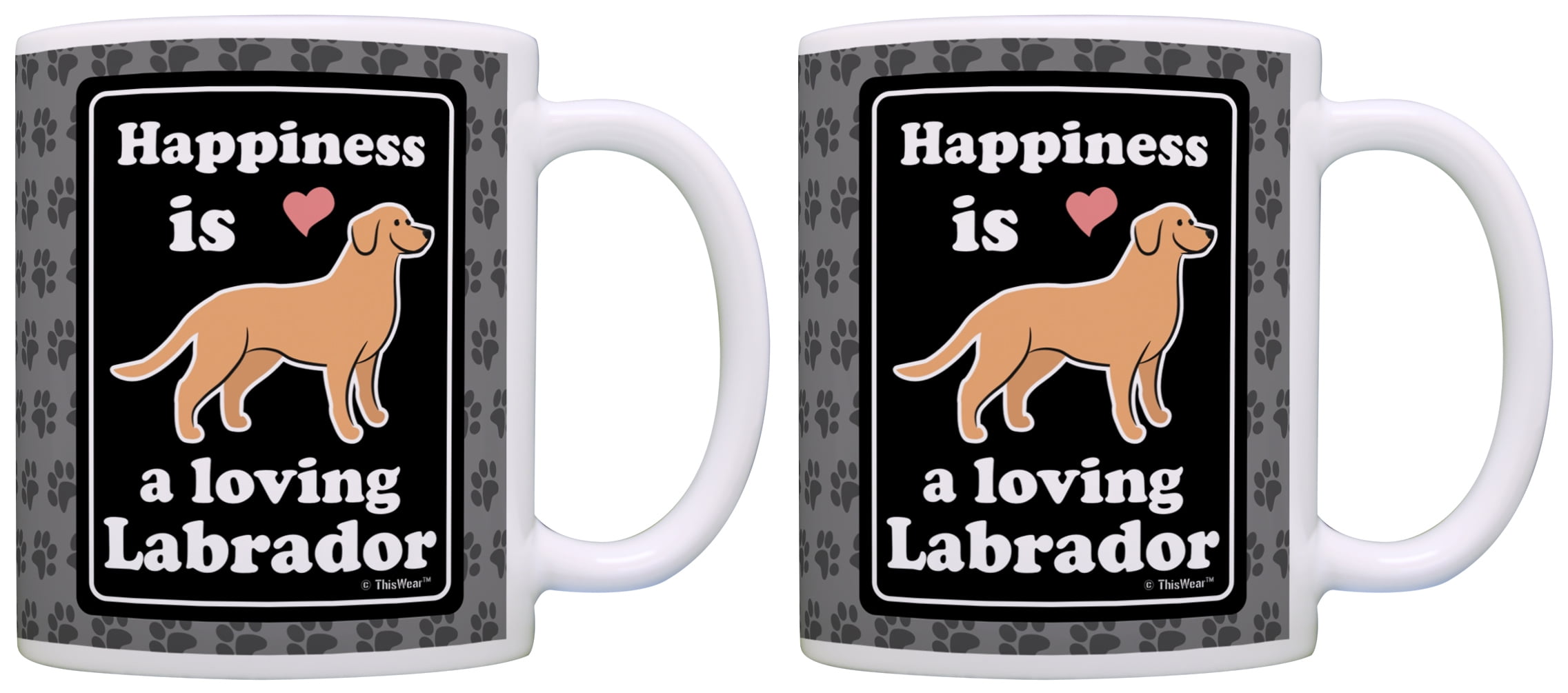 ThisWear Labrador Retriever Lab Gift Happiness is a Loving Labrador ...