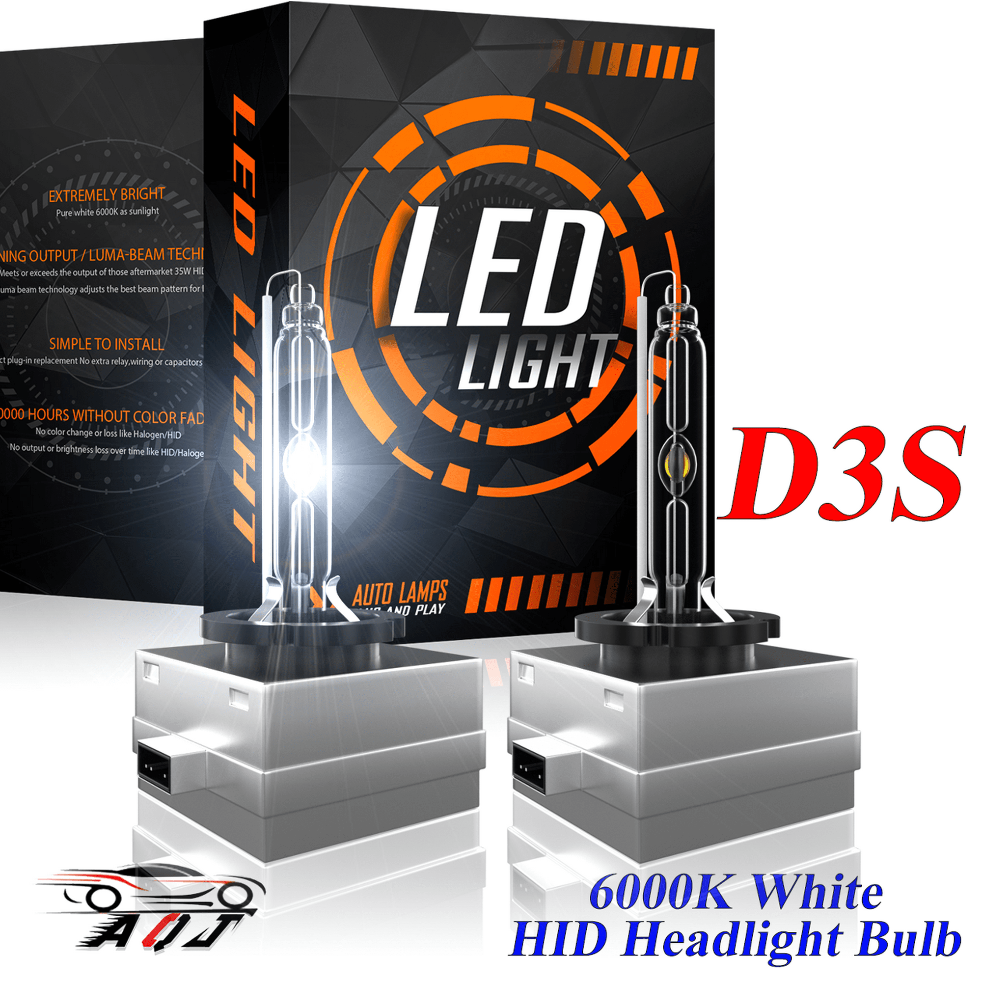 Click here for Aqj D3s Hid Headlight Bulbs  400 Brightness  6000k... prices
