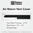 Achtek AIR RETURN 16"x26" Duct Opening (Overall Size 18"x28") | Heavy ...