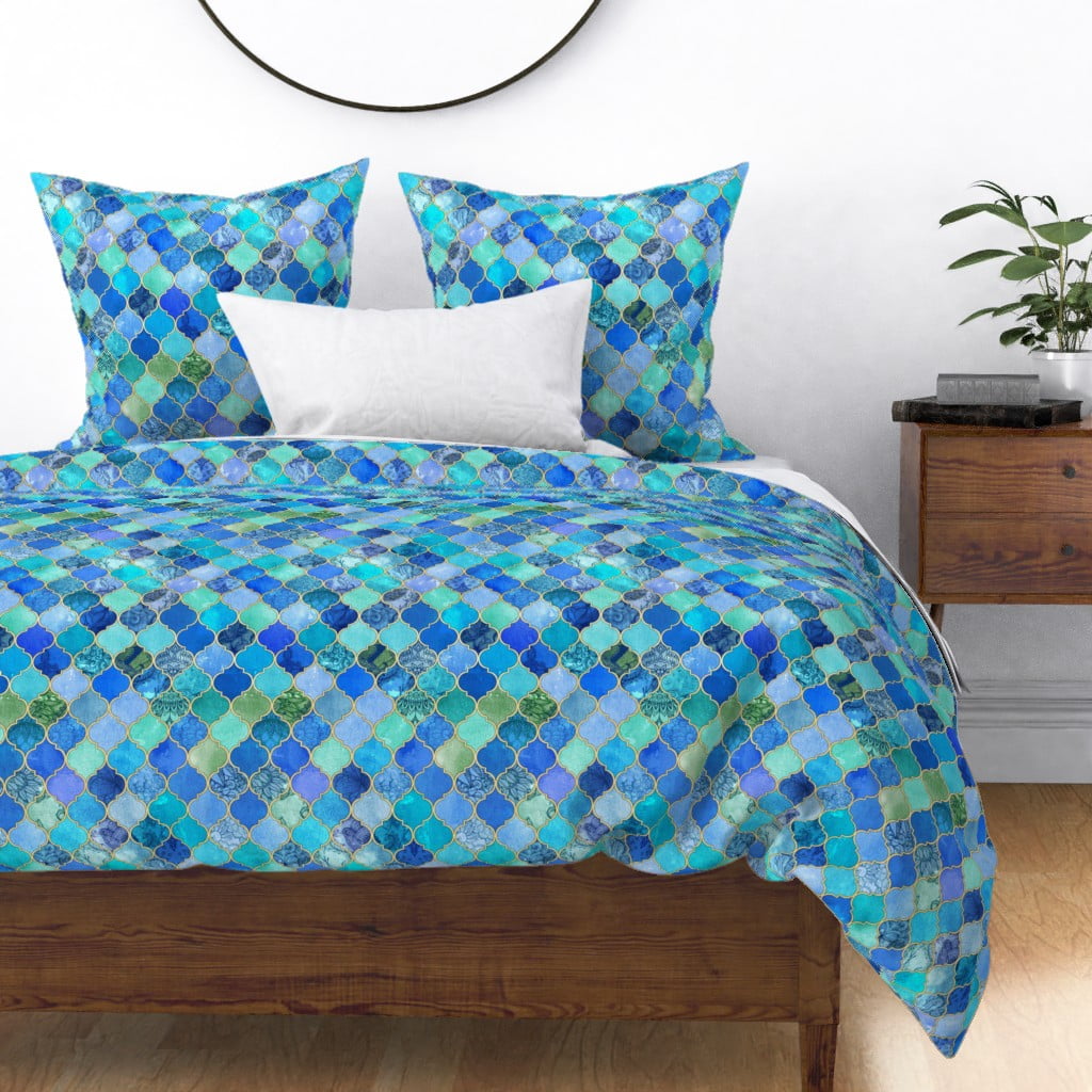 Blue Moroccan Bedding