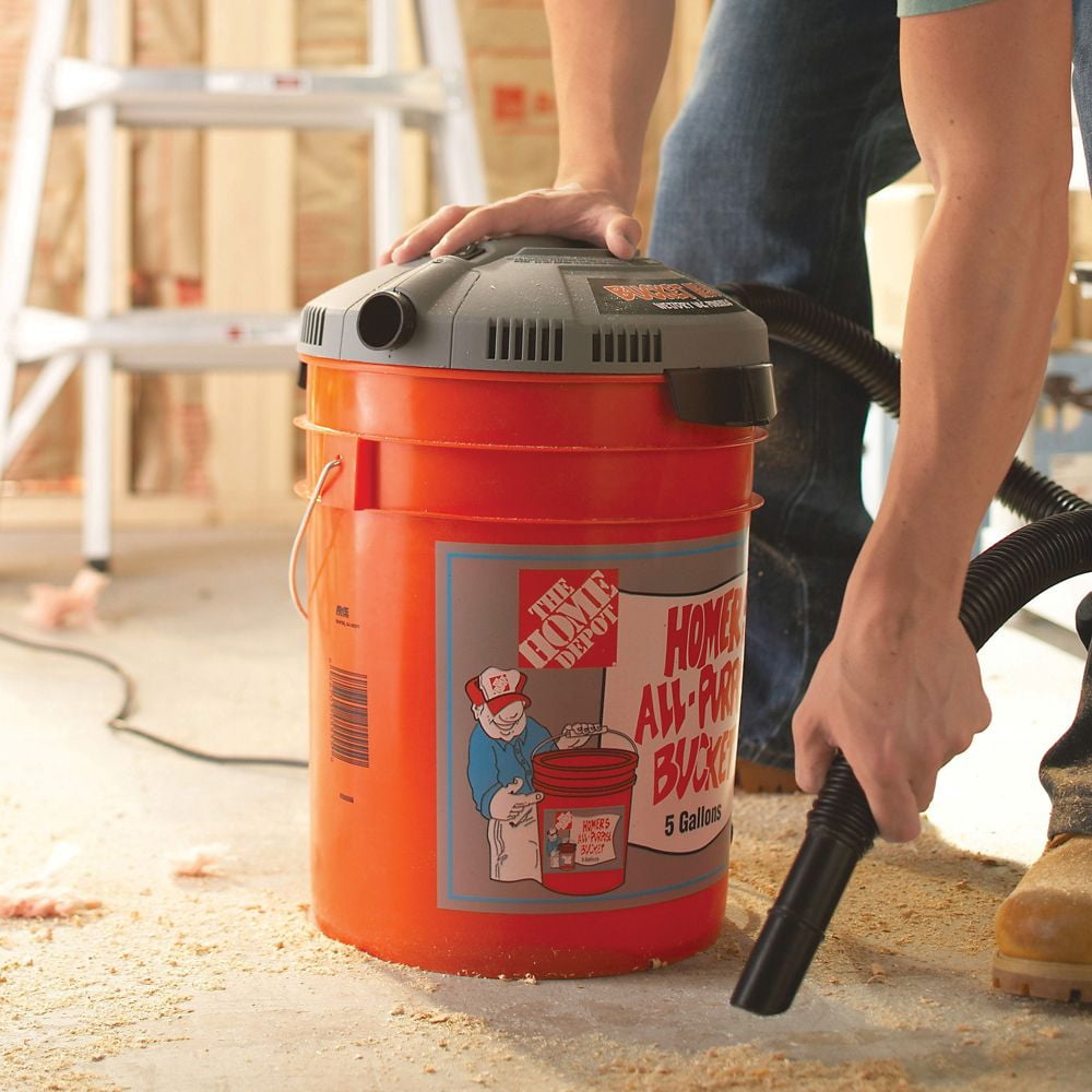 Bucket Head Gallon Peak HP Wet/Dry Shop Vacuum Powerhead, 52% OFF