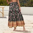 Aellinatey Women's long dress, fashionable bohemian , trendy floral A ...