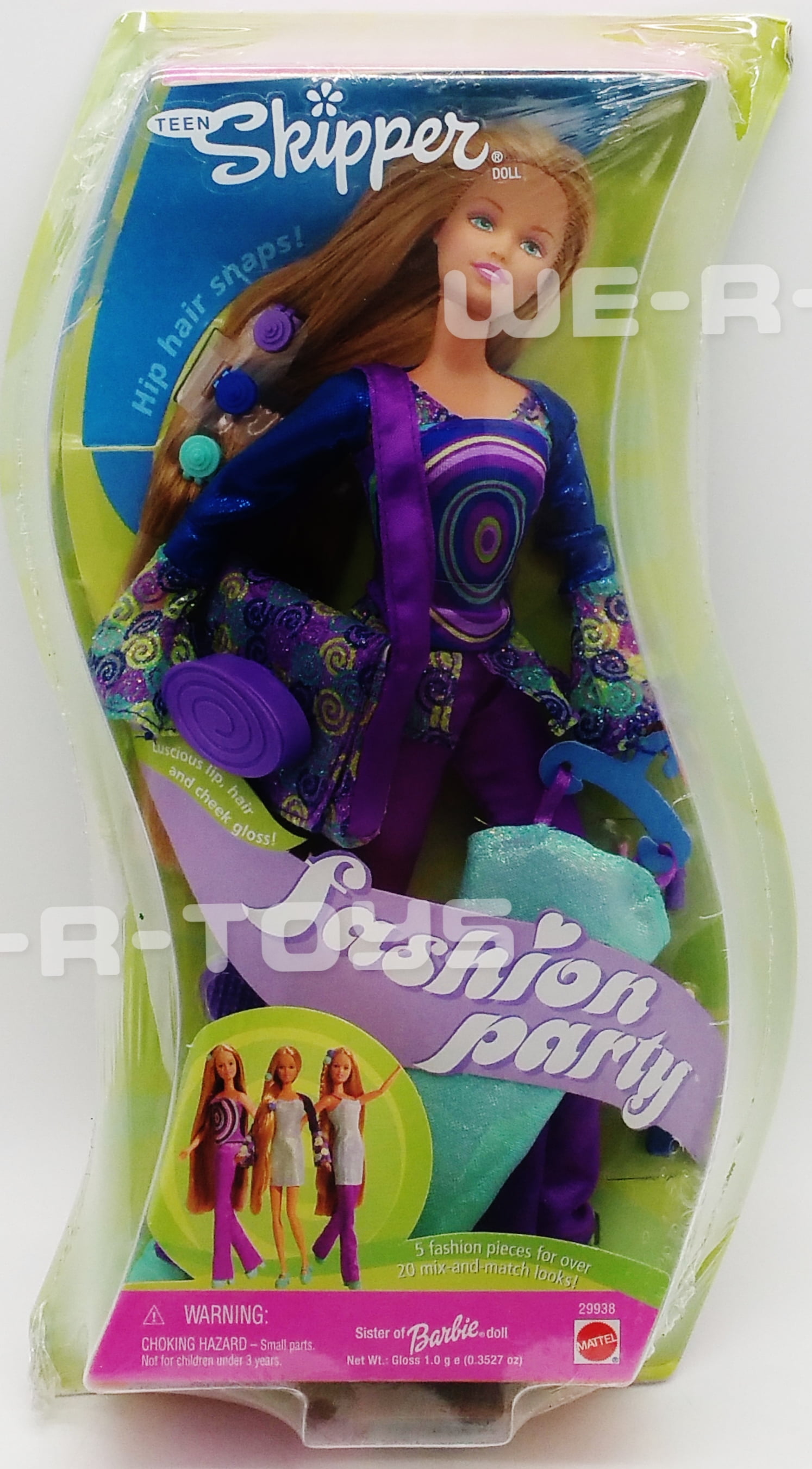 Barbie Fashion Party Teen Skipper Sister Of Barbie Doll 2000 Mattel