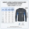 Compression Shirt Men Long Sleeve Sports Athletic Workout Undershirt ...