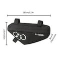 Bike Triangle Frame Bag Bicycles Front Top Tube Bag for Road and ...