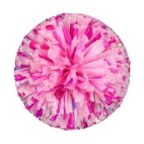Chassé Metallic Cheerleading Poms - Shiny Metallic Cheer Pom with Baton ...
