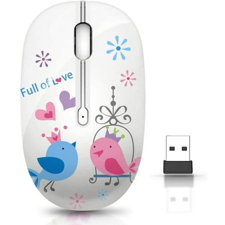 Wireless Mouse with Receiver for PC, Laptop, Notebook, Computer ...