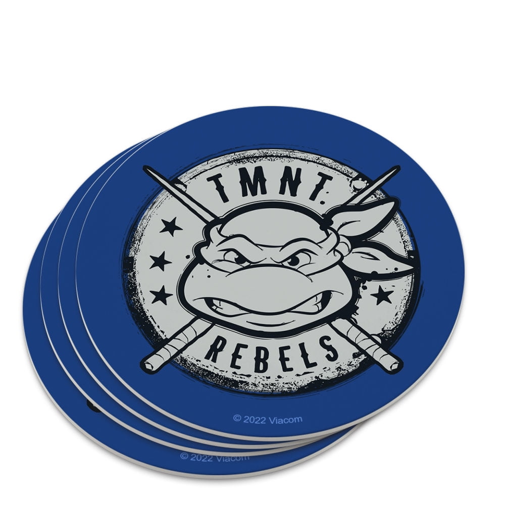 Teenage Mutant Ninja Turtles Rebels Badge Novelty Coaster Set - Walmart.com