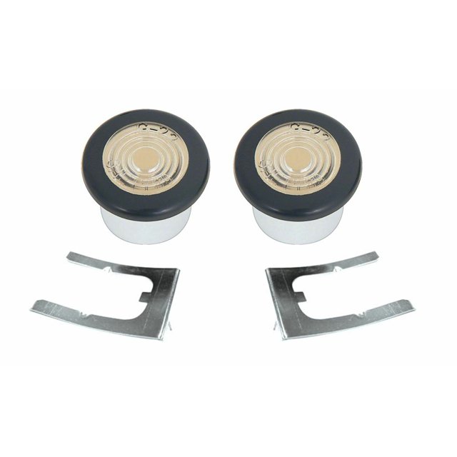 OER Front Side Marker Lamp Set With Retainters 1969 Pontiac Firebird ...