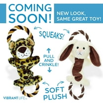 Vibrant Life Tough Buddy Farm Friends with Rope Dog Toys - Walmart.com