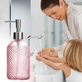 Pump Dispenser Bottle Glass Scandinavian Soap Dispenser - Luxury Bottle ...