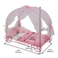 Badger Basket Royal Carriage Bed with Canopy, Bedding, LED Lights for ...