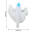27.5 in. Halloween Scary Ghosts 3 Pcs — White Forms with Red Glow ...