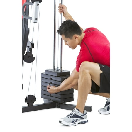 Weider 2980 X Home Gym System with 214 lbs. of Total Resistance ...