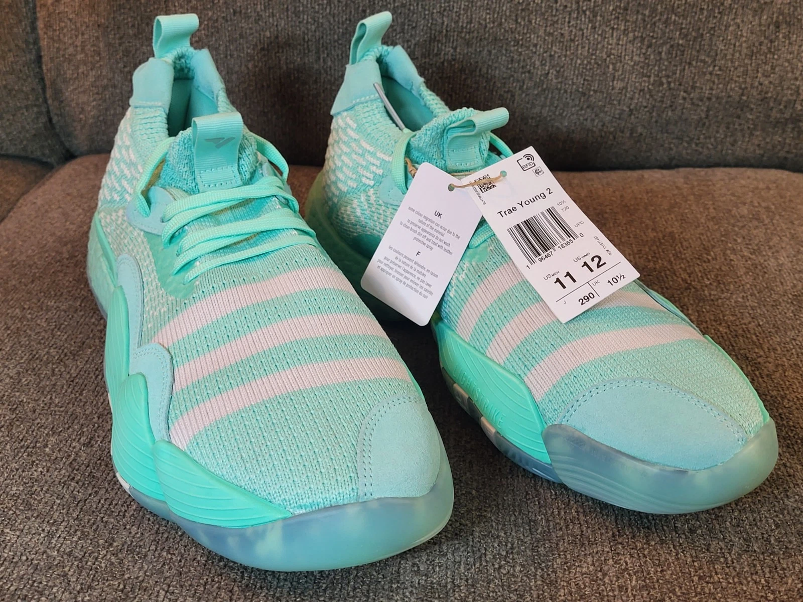 Size 11 - Adi - das Trae Young 2.0 MINT GREEN sneakers - IG5333 | Bodega Aurrera en línea