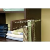 Easy Track Ra1200-T Sliding Tie Rack - Truffle - Walmart.com