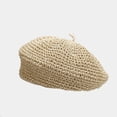 GZhLonKiMa New Summer Weave Beret Female Straw Hats for Women Spring ...