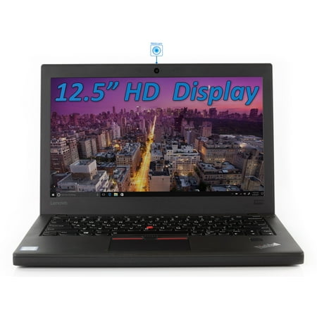 Lenovo ThinkPad X270 Notebook, 12.5" IPS HD Display, Intel Dual-Core i7-6600U Upto 3.4GHz, 8GB ...