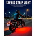 4PCS Waterproof 5050 LED Strip Lights for Vehicle Interior Exterior ...