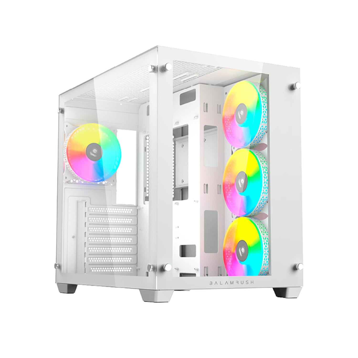 Gabinete Gamer BALAM RUSH TANK PRO GM930 ATX Media Torre 4 Fan RGB USB ...