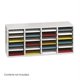 Safco Grey 24 Compartment Wood Adjustable File Organizer - Walmart.com
