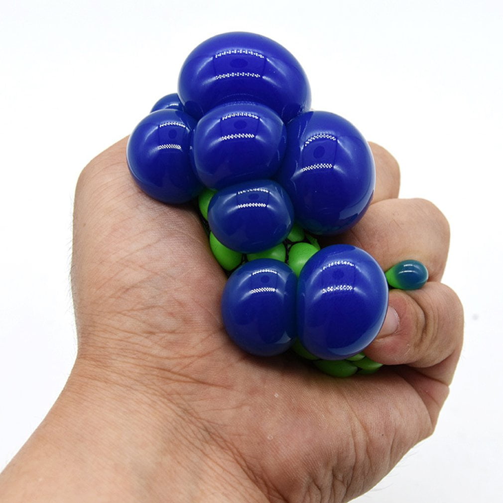 Buy Boling Cute Stress Relief Toys Squeeze Grape Ball Hand Wrist ...