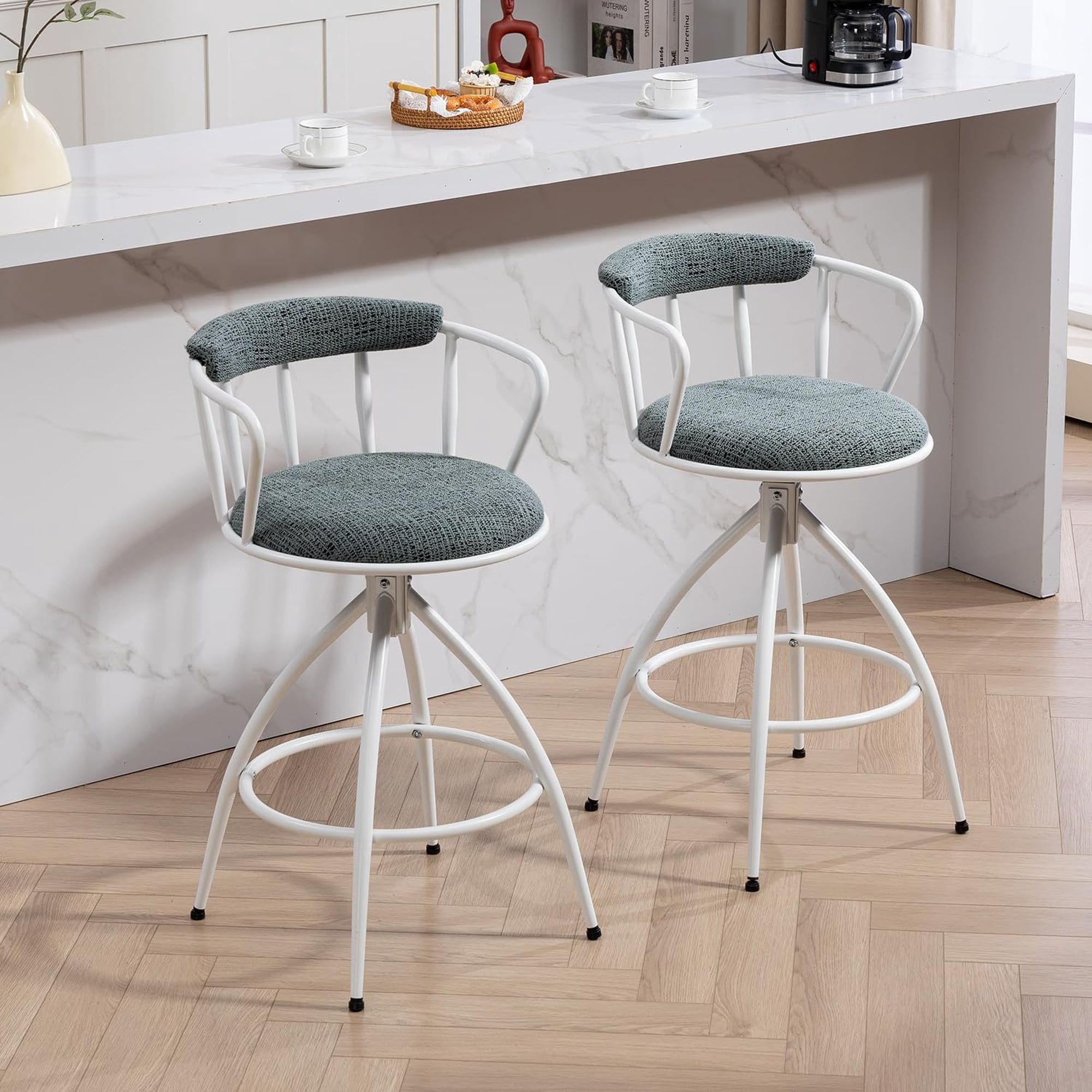 Click here for Toytexx Swivel Counter Height Bar Stools  Set Of 2... prices