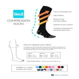 Go2 Compression Socks for Men and Women, Blue Argyle, Small - Walmart.com