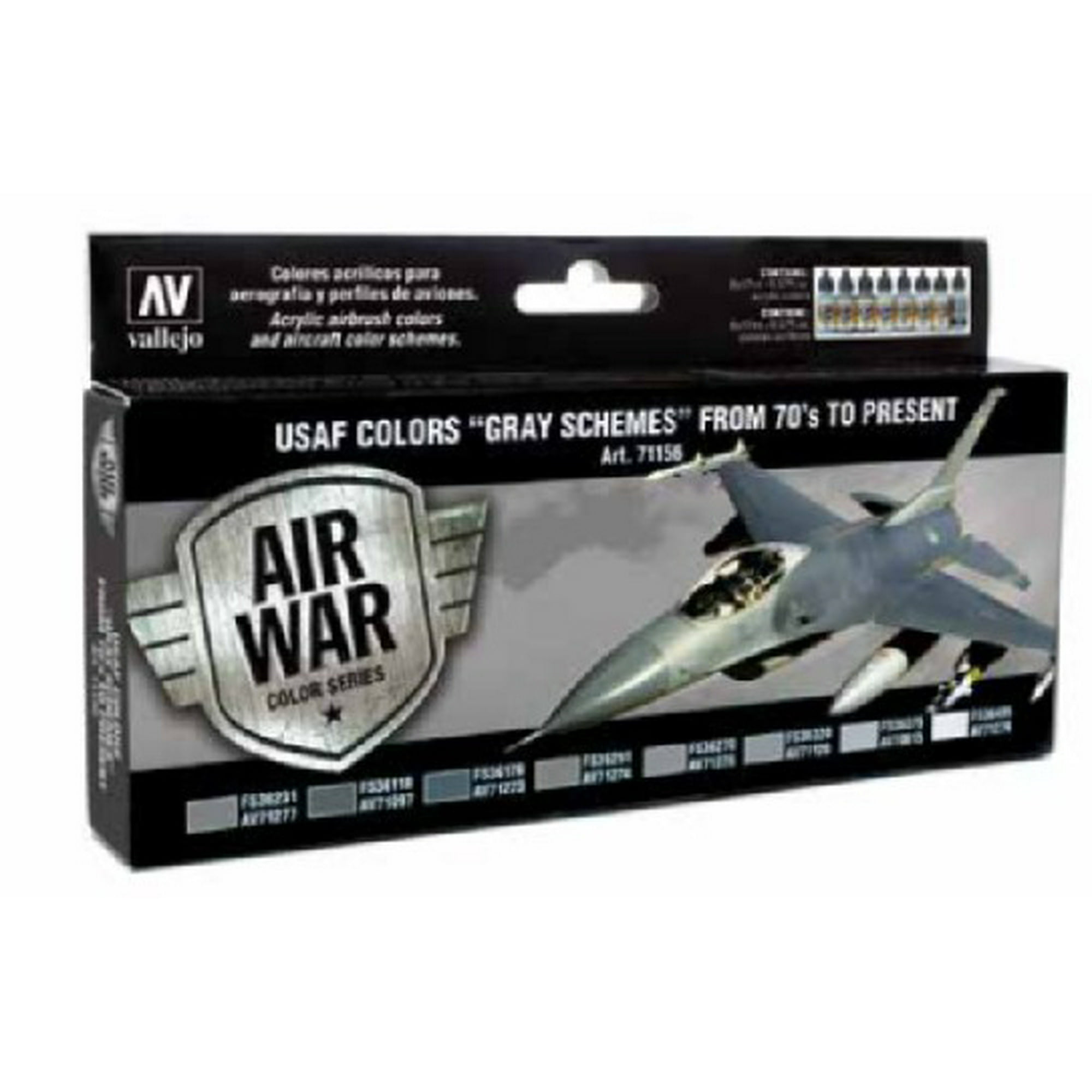 Click here for Vallejo 17ml Bottle Usaf Colors Grey Schemes From... prices