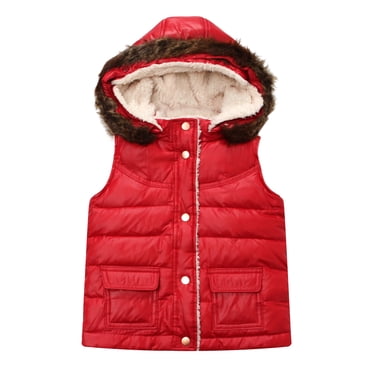 4-6X Hood Puffer Vest - Walmart.com