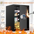 3.3 Cubic Safe Fireproof , Digital Safe Box with Programmable Keypad ...
