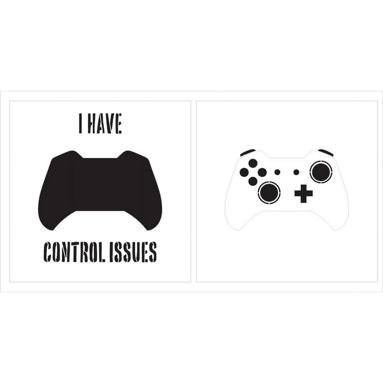 Video Game Controller Stencils