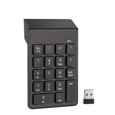 TSV Wireless Numeric Keypad, 18-Key Numpad for Laptop, PC, Desktop ...