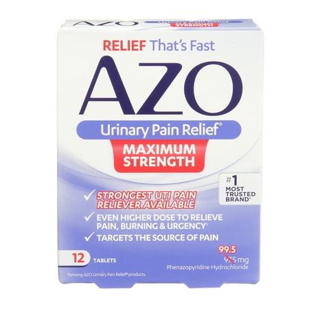 UPC 787651122533 - AZO Standard Maximum Strength Tablets-12 ct. (Pack ...