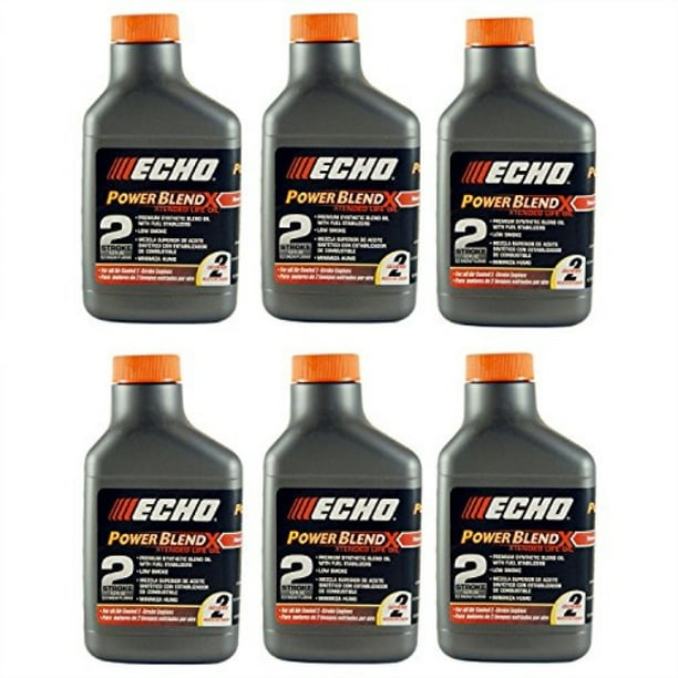 echo 6450002 pk6 2 gallon power blend oil mix (50:1) - Walmart.com ...