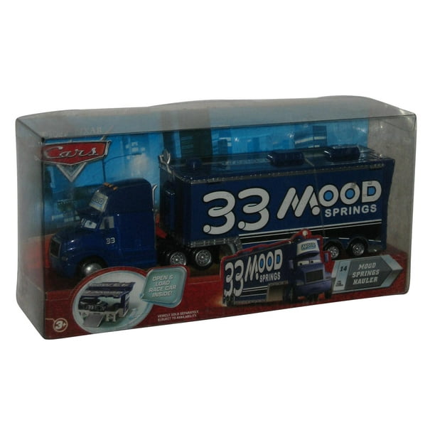 Disney Cars Movie Hauler 33 Mood Springs (2009) Die Cast Blue Toy Truck ...