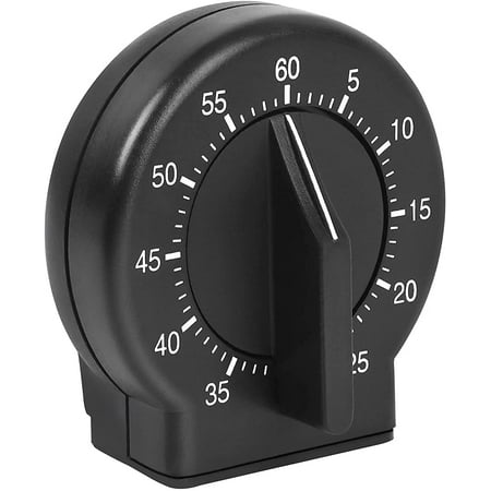 Kitchen Timer, 60 Minutes Mechanical Timer Clock Easy to Read Operate ...