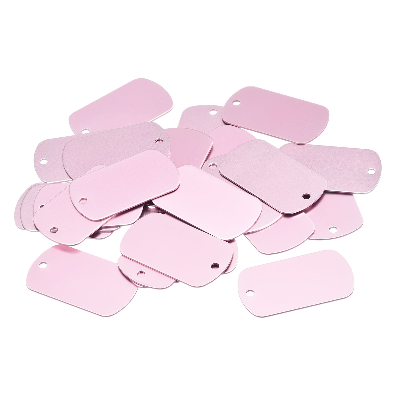 Pink Dog Tags Clip Art
