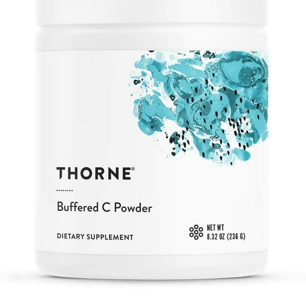Suplemento THORNE Buffered C en polvo, vitamina C con calcio, 250 ml ...