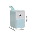 Blue Hand-Cranked Pencil Sharpener, Drawing Tool for Professional ...