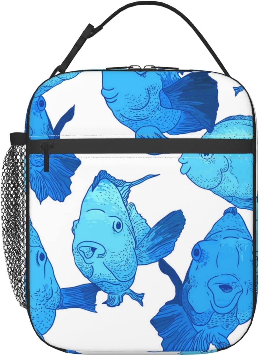 Sdmnsg-T Lunch Bag For Women/Men Insulated,Colorfulwith Fish 2 ...