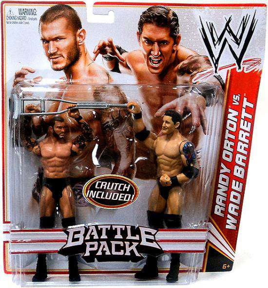 Randy Orton vs. Wade Barrett Action Figure 2-Pack Crutch Series 18 ...